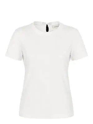 LANVIN Grosgrain Bow Detail T-shirt - White