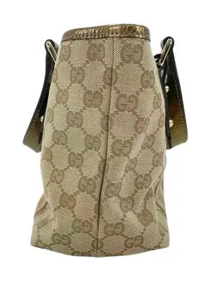 Gucci 2000s Sherry Line Monogram Canvas Handbag - Neutrals