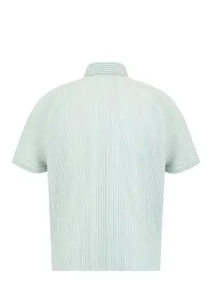 ISSEY MIYAKE Pleated Polo Shirt