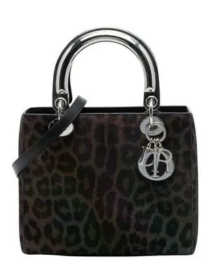 Dior Medium Lady Satchel - Brown