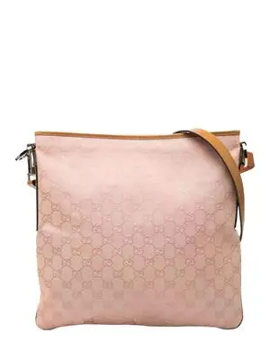 Gucci Gg Canvas Crossbody Bag - Pink