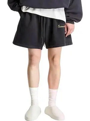 Fear Of God Relaxed Fit Drawstring Shorts - Black