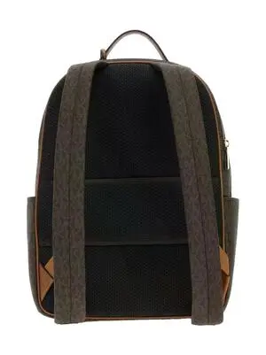 Michael Kors Logo Print Backpack - Brown