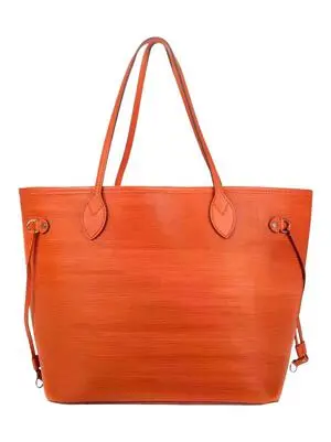 LOUIS VUITTON Louis Vuitton 2013 Neverfull Epi Leather Shoulder Bag Orange