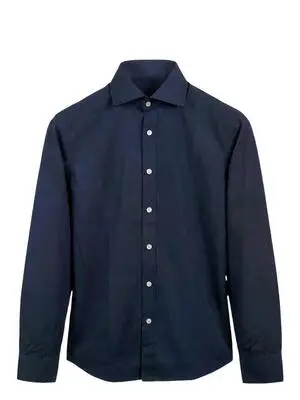 BASTONCINO Long-sleeve Button-down Shirt - Blue