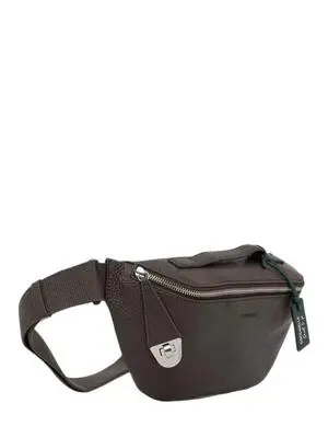 COCCINELLE Grained Leather Belt Bag - Brown