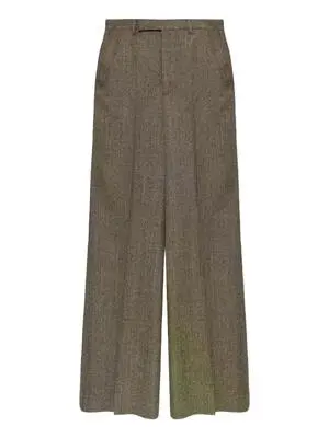 RICK OWENS Rick Owens Wool Wide-Leg Trousers
