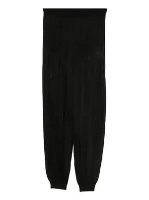 Simkhai Sheer Finish Cuffed Trousers - Black