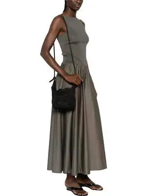 MARIANA MENDEZ Fringed Bucket Bag - Grey