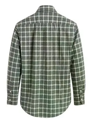 XACUS Check-pattern Button-down Shirt - Green
