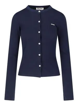 Alexander Wang Alexander Wang Button Cardigan Blue