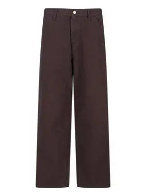 Carhartt Work In Progress Single Knee" Jeans - Brown