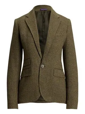 Ralph Lauren Linen-cashmere-silk Twill Parker Blazer - Green
