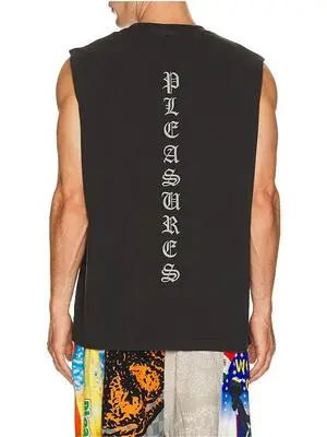 PLEASURES Pleasures Sorrow Tank Top Black