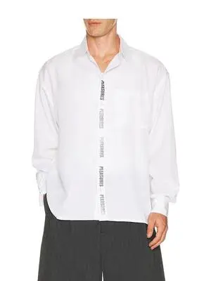 PLEASURES Impact Button Up Shirt - White