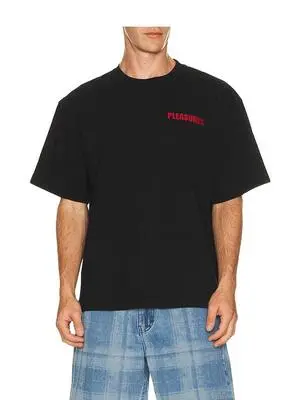PLEASURES Impact Heavyweight Tee - Black
