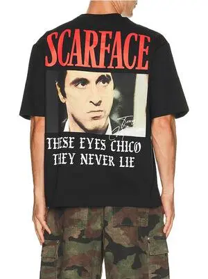 REASON Scarface Heavy Terry Tee - Black