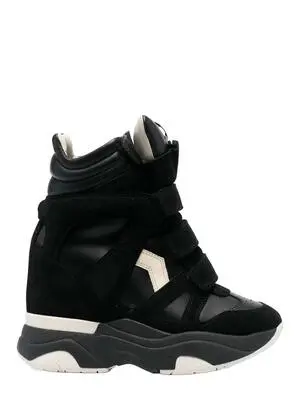 MARANT Balskee High-top Wedge Sneakers - Black