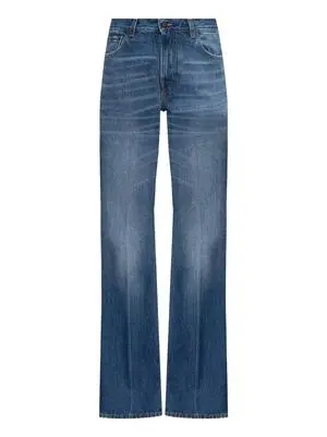 HAIKURE Flora Flared Jeans - Blue