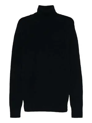Dries Van Noten Macro 2707 M.k.t. Neck Pullover - Black