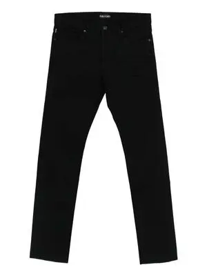 TOM FORD Jeans With Logo Patch - Black