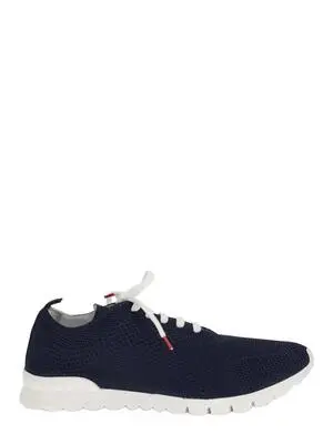 Kiton Knit Upper Lace-up Sneakers - Blue