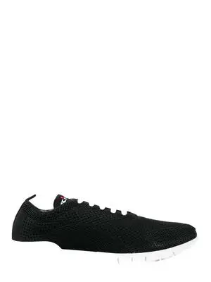 Kiton Embroidered Sneakers - Black