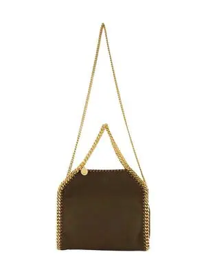 Stella McCartney STELLA MCCARTNEY Falabella Mini Chain Shoulder Bag Brown