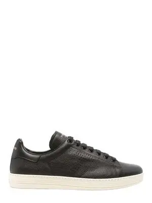 TOM FORD Warwick Calfskin Sneakers - Black
