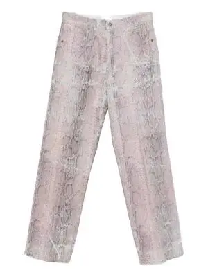 HAIKURE Snakeskin Print Jeans - Multi
