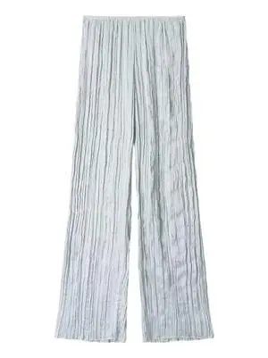 Eleventy Drawstring Cotton Blend Pants - Green
