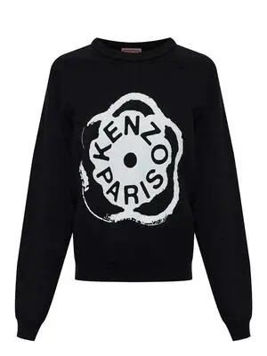 Kenzo Printed Crewneck Sweater - Black