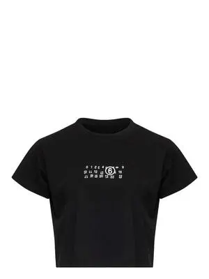 Givenchy Logo Lace Sleeve T-shirt - Black