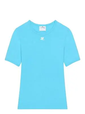 DIESEL® Printed Cotton T-shirt - Blue