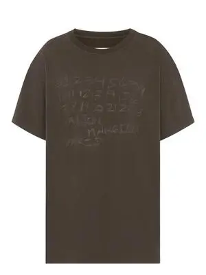 MAISON MARGIELA Graphic Print T-shirt - Brown