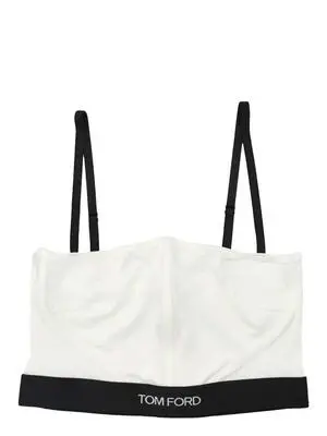 TOM FORD Logo Band Top - White