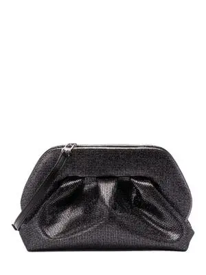 THEMOIRE THEMOIRE Tia Strass Clutch With Rhinestone Embellishments