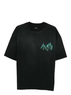 TOM FORD Crew-neck, Short-sleeved T-shirt - Black