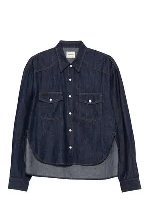 Khaite Grenon Shirt With Applique - Blue