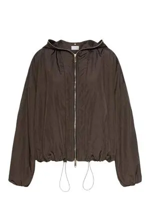 Sportmax Casablanca Hooded Jacket Brown