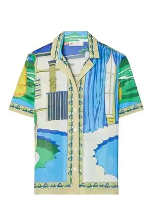 Casablanca Printed Shirt - Blue