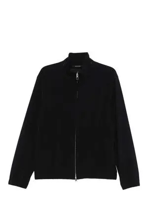 Casablanca Zip-up Jacket With Pointed Collar - Black