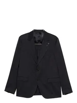 LARDINI Single-breasted Cotton Suit - Blue