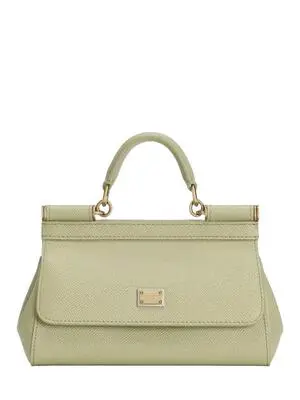 Dolce & Gabbana Logo Plaque Tote Bag - Green