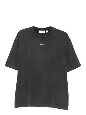 Off-White Fallen Angel Skate Cotton T-shirt - Black