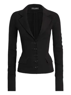 Dolce & Gabbana Single-breasted Jacket - Black