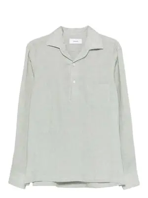 LARDINI Shirt With Pocket - Green
