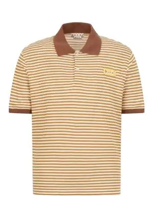 Missoni Striped Polo - Brown