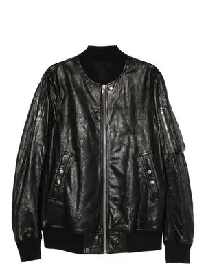 Rick Owens Classic Flight Bomber Jacket - Black