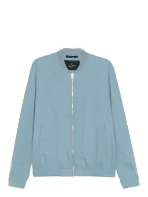 Rick Owens Zip-up Bomber Jacket - Blue